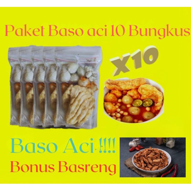 Jual Paket Baso Aci 10 Bungkus Termurah | Shopee Indonesia