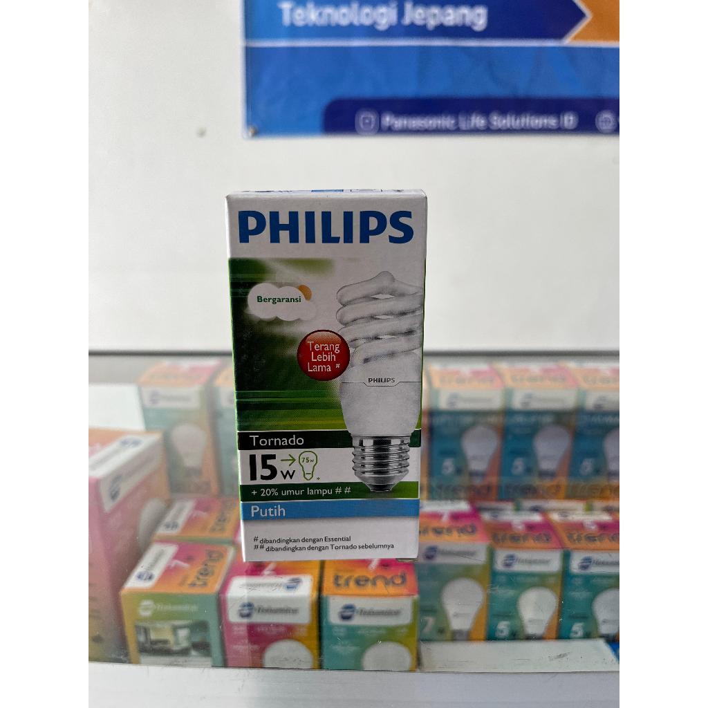 Jual Lampu Philips Tornado 15 Watt | Shopee Indonesia