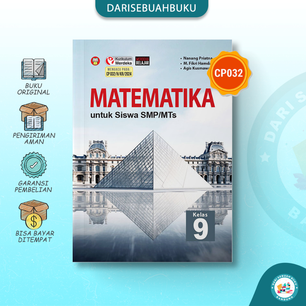 Jual Buku MATEMATIKA SMP/MTs Kelas 9 - Nanang Priatna - Kurikulum MERDEKA - CP 032 - Revisi 2025 ...