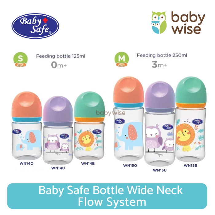 Jual Baby Safe Bottle Wide Neck Flow System - Botol Susu Anak Bayi ...