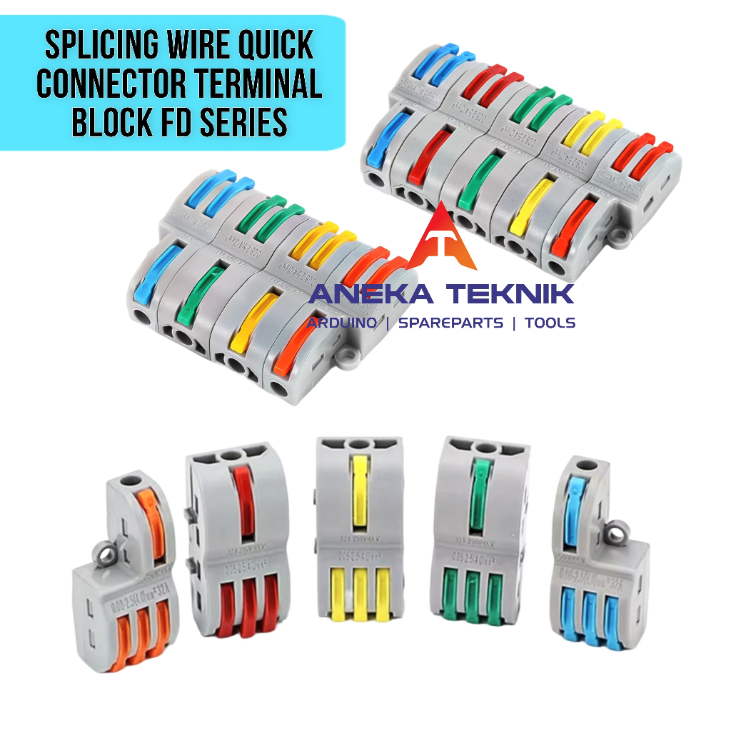 Jual Splicing Wire Quick Connector Terminal Block FD Series / Blok ...