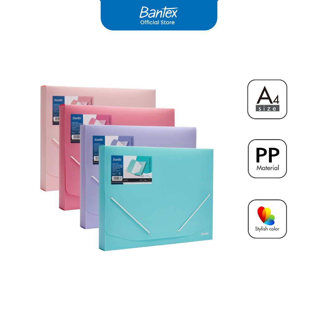 Jual Bantex Carry File Box A4 PP / Penyimpan Kertas File Dokumen Simpan ...