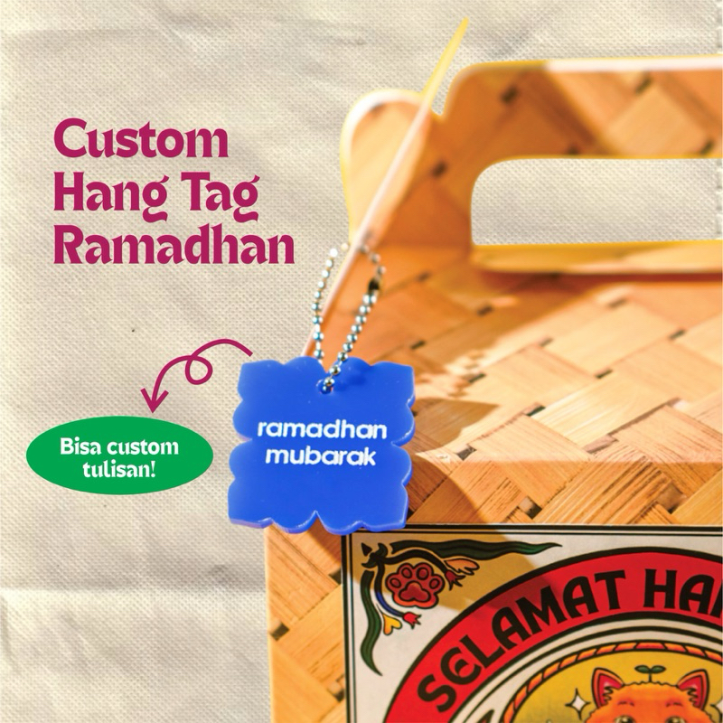 Jual Hang tag Hampers Lebaran Akrilik by Yeele | Shopee Indonesia