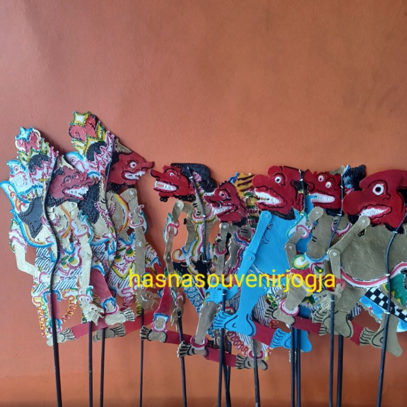 Jual WAYANG KARAKTER BUTO 30cm isi 6 pcs / wayang kulit | Shopee Indonesia