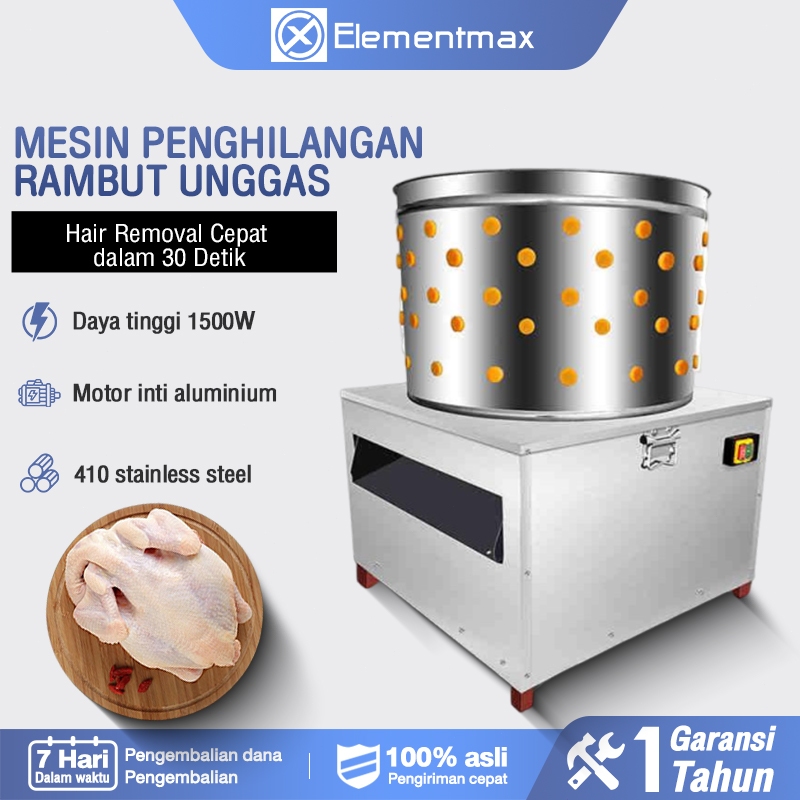 Jual Elementmax Mesin pencabut bulu ayam besar full stainless steel ...