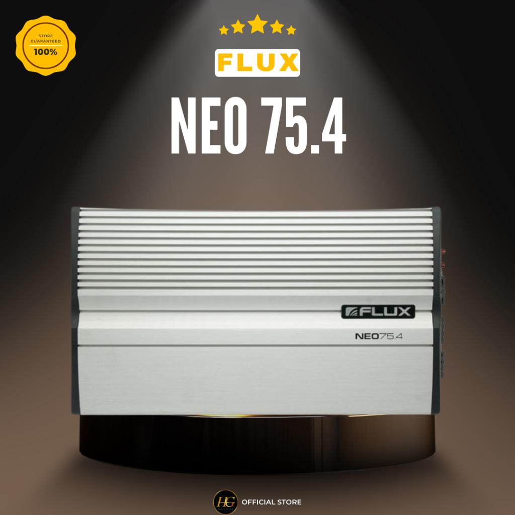 Jual Power Amplifier 4 Channel Flux NEO 75.4 | Shopee Indonesia