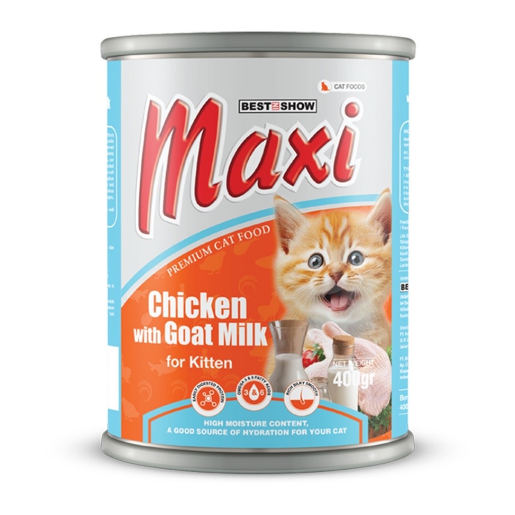 Jual Maxi Cat Kitten 400gr NEW VARIAN - Makanan Basah Kucing | Shopee ...