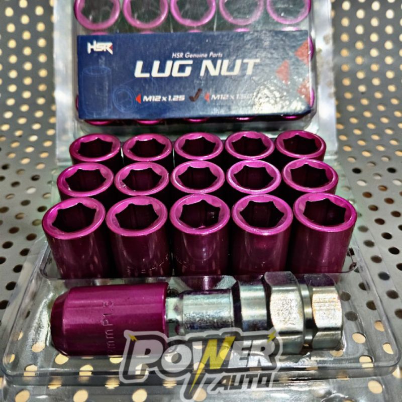 Jual MUR RODA SENEKA BAUT L PURPLE / LUG. NUT HSR BAUT RODA MOBIL (ISI ...