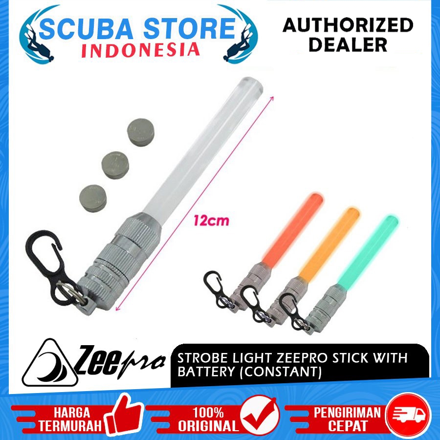 Jual Strobe Light Zeepro Stick W/Battery Glow Stick Light Underwater ...