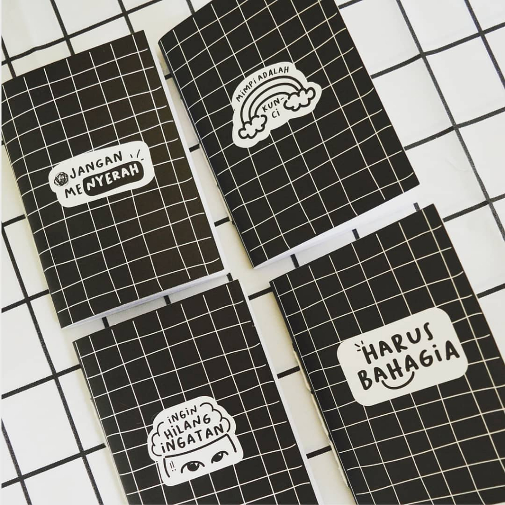 Jual RAHASIA notebook buku kecil buku notes buku catatan isi kertas ...
