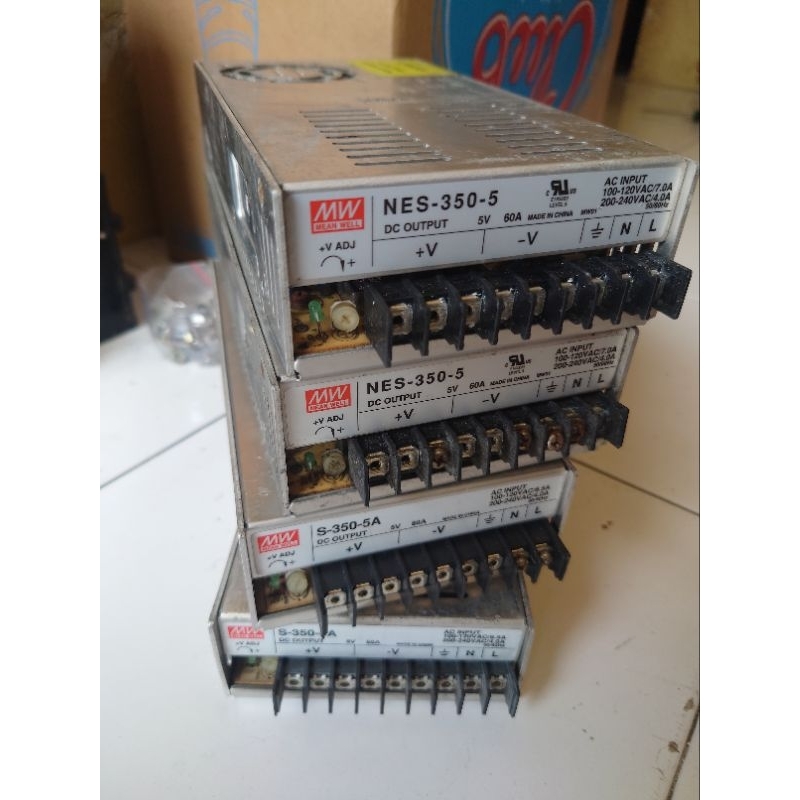 Jual PSU Power supply PSU 5V 60A Mean well high quality colling fan ...