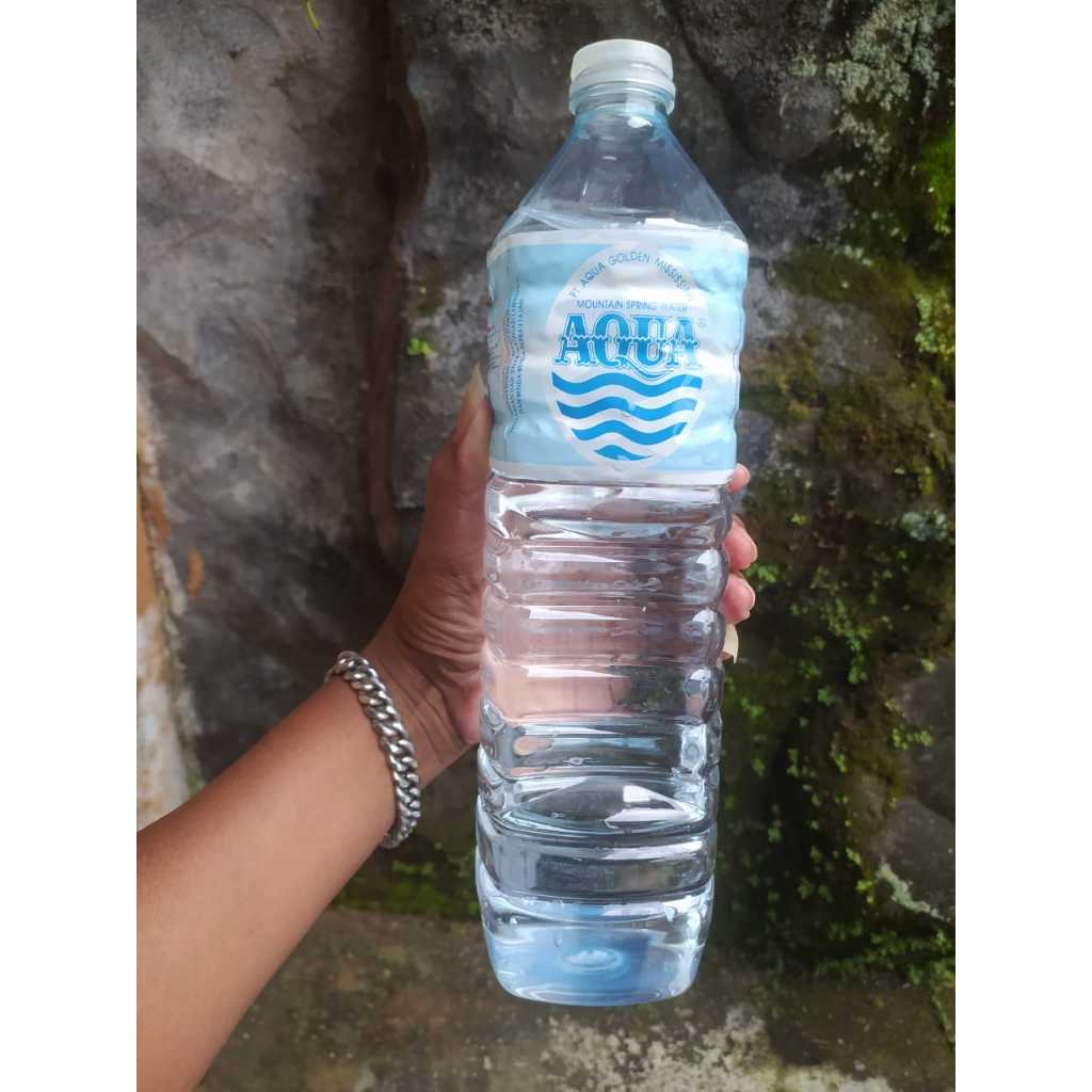 Jual [TANPA ISI] BOTOL PLASTIK AIR MINERAL AQUA KEMASAN KOTAK TAHUN ...