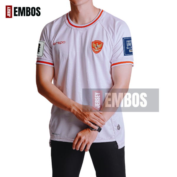 Jual Jersey Timnas Indonesia Erspo Dewasa Putih Away 2024 Big Over size Pria wanita Unisex ...