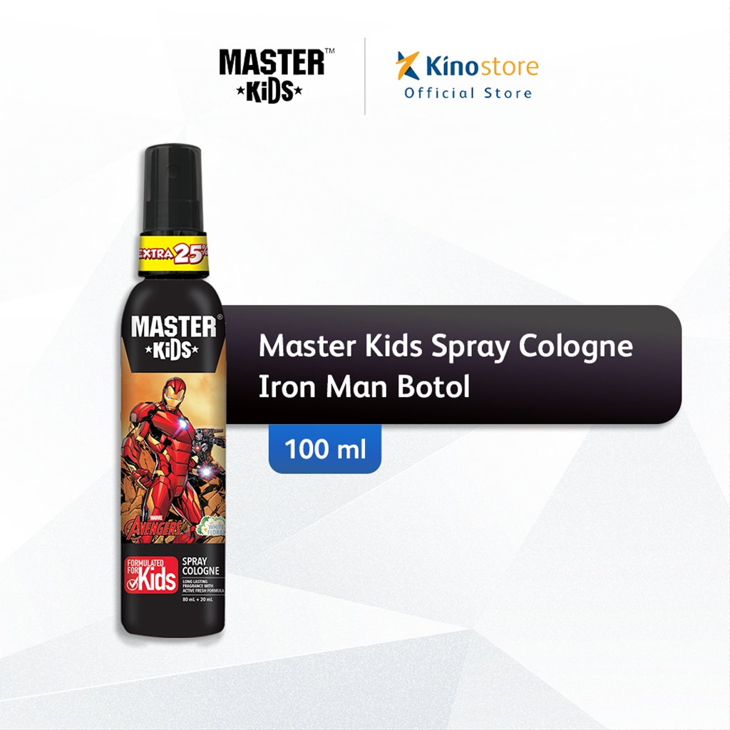 Jual Master Kids Spray Cologne Iron Man Botol 100ml | Shopee Indonesia