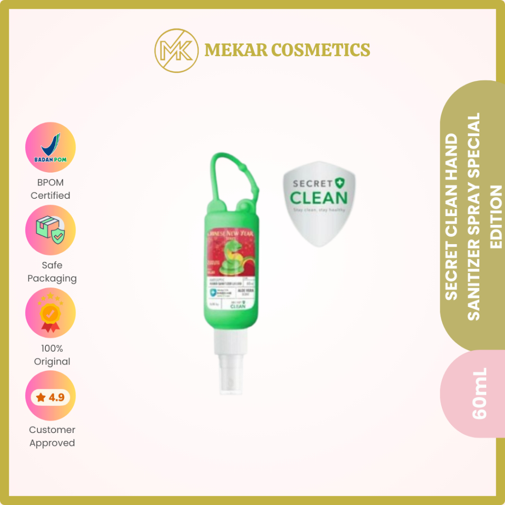 Jual SECRET CLEAN HAND SANITIZER SPRAY 60ML | Shopee Indonesia