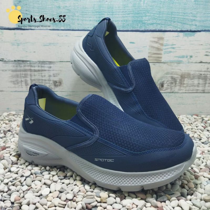 Jual spotec onyx sepatu walking abu putih- | Shopee Indonesia