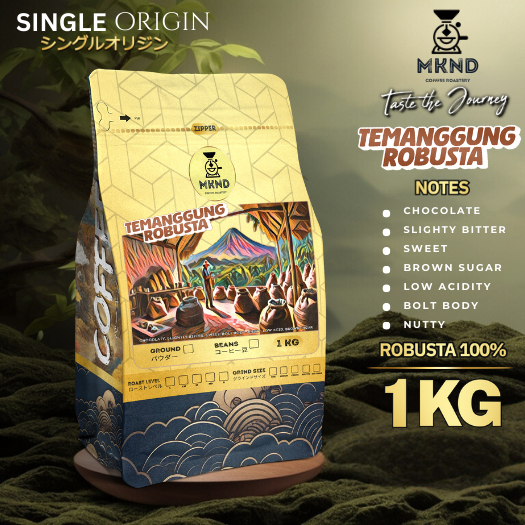Jual MKND COFFEE ROASTERY - Kopi Robusta Temanggung 1Kg Singgel Origin | Espresso | Medium Dark ...