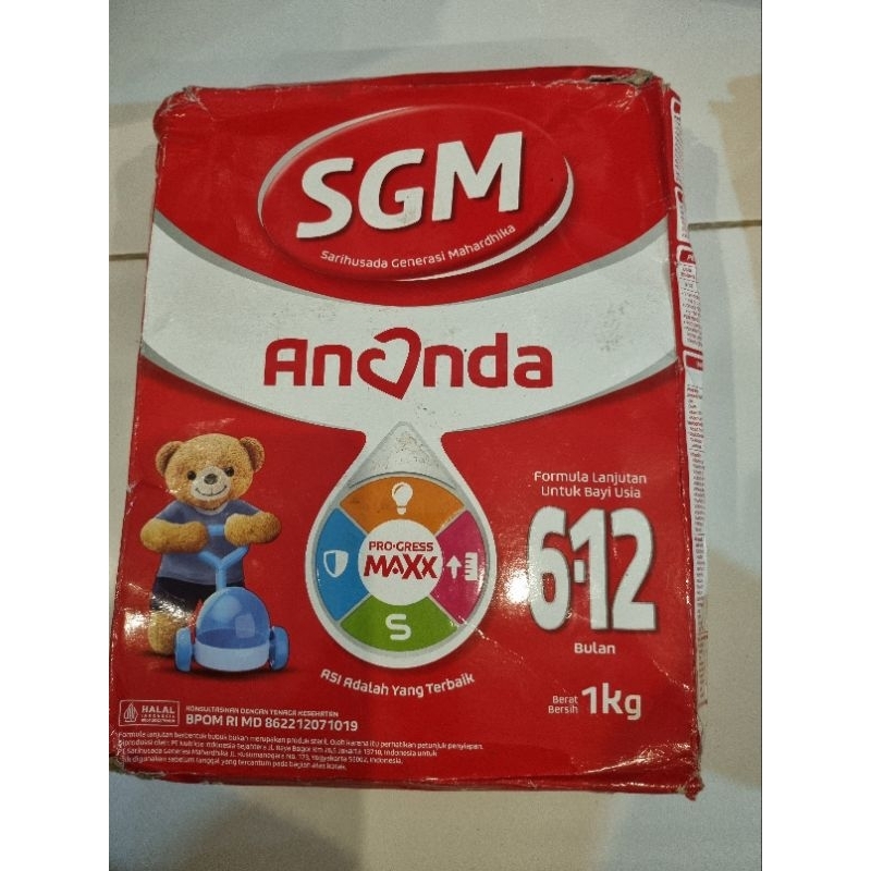 Jual SGM Ananda 6-12 bulan 1kg (reject box penyok) | Shopee Indonesia