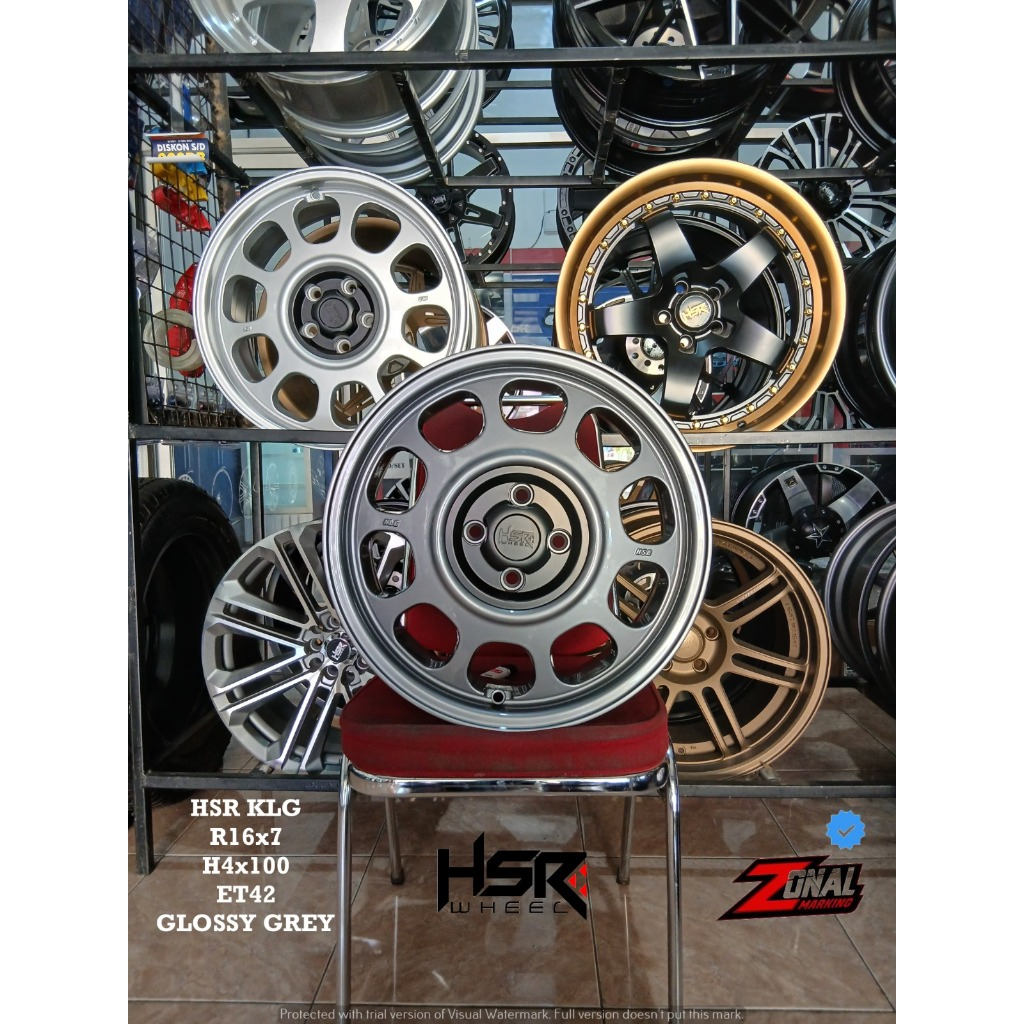 Jual VELG RACING HSR KLG RING 16 COCOK UNTUK BRIO JAZZ YARIS VIOS CITY | Shopee Indonesia