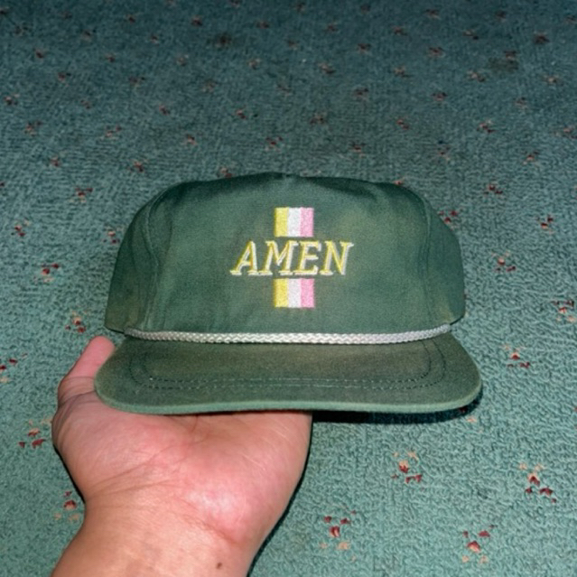Jual Rope Hat Amen Leather Adjustable Strapback | Shopee Indonesia
