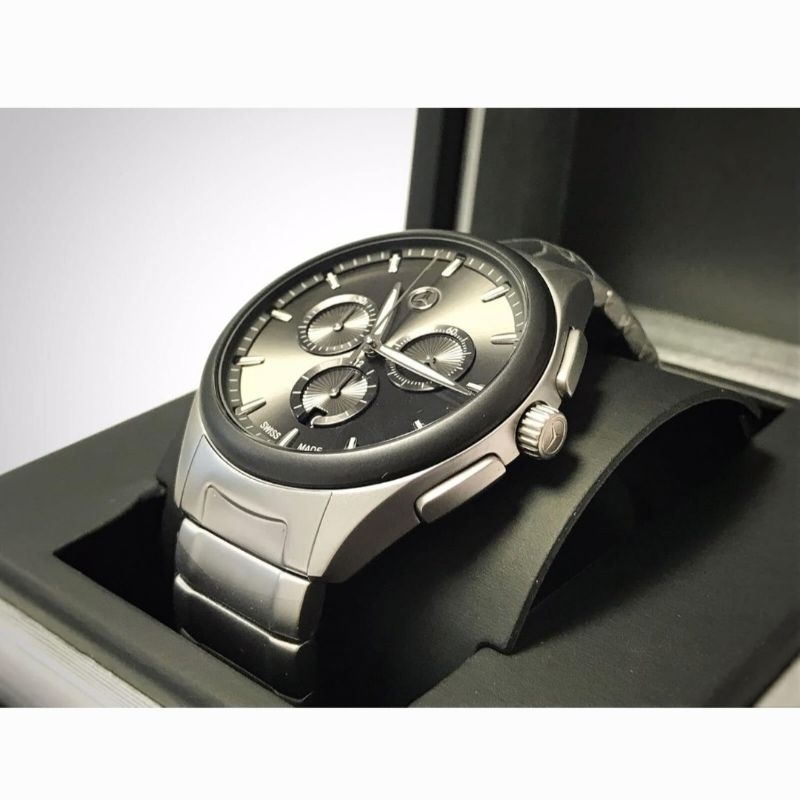 Jual Mercedes Benz Original Men's Wrist Watch Stainless Steel Business ...