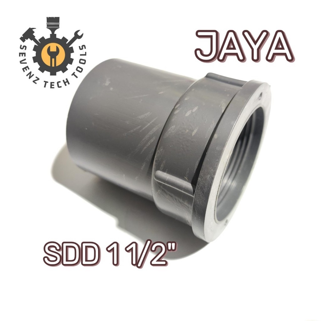 Jual SDD SOK DRAT DALAM PIPA PVC 1 1/2" INCH JAYA FITTING PVC SOCKET ...