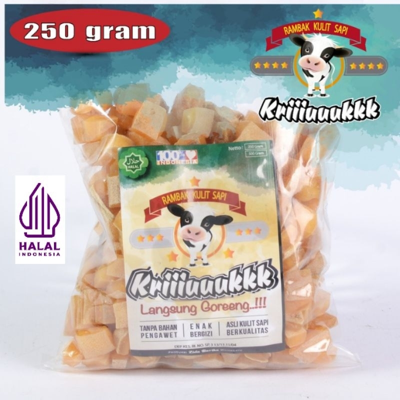 Jual KRUPUK KULIT SAPI MENTAH - KRECEK RAMBAK KULIT SAPI - DOROKDOK ...