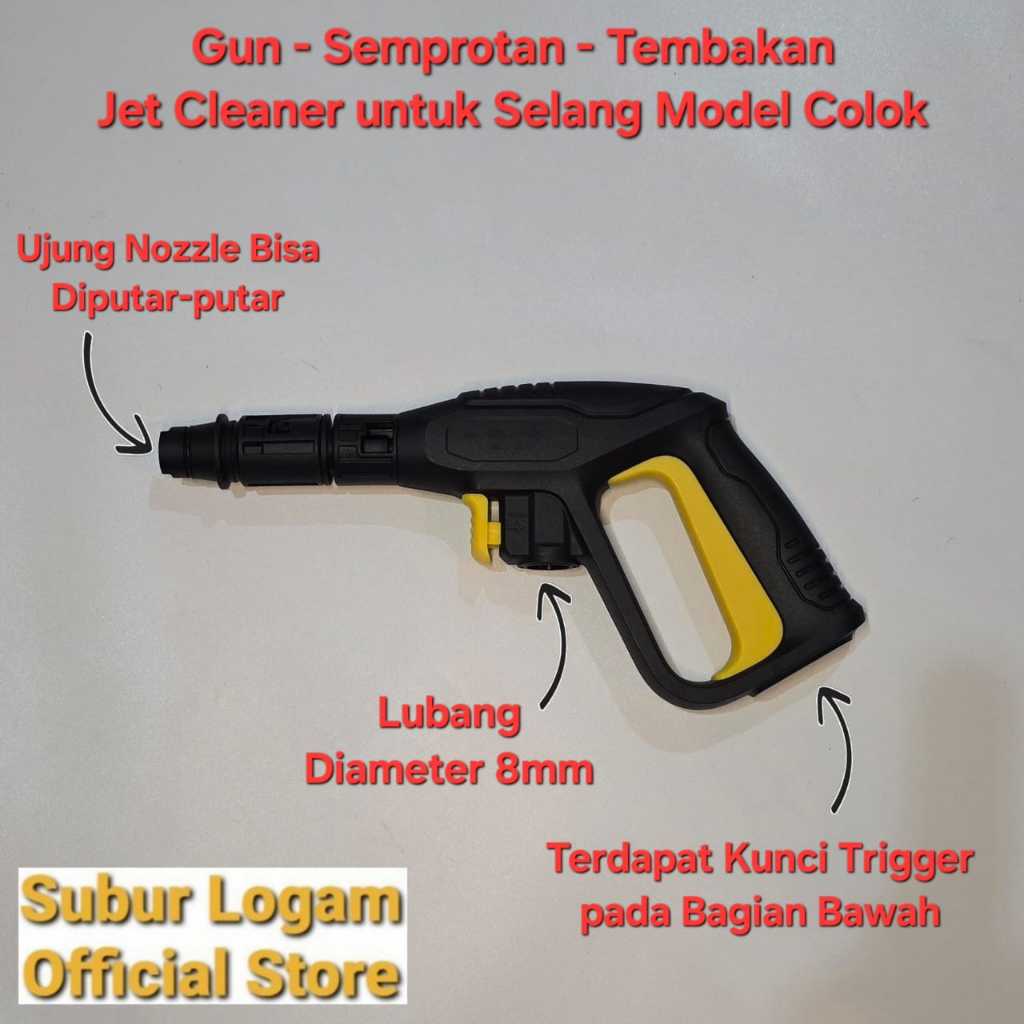 Jual Gun Stick Pistol Tembakan Semprotan Jet Cleaner Alternatif untuk ...
