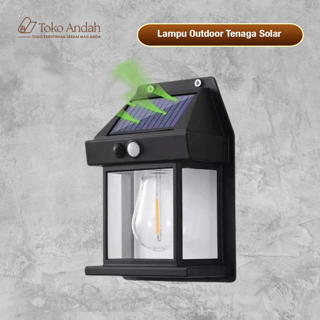 Jual Lampu Dinding Sensor Tenaga Surya Lampu Pintar Halaman Luar ...