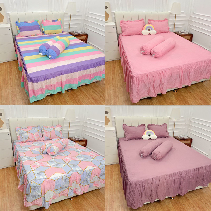 Jual [ SPREI RUMBAI ] AESTHETIC HOME MADE // UKURAN 120,160,180,200 ...