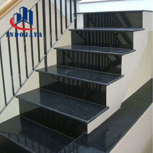 Jual granit tangga doble bevel 30x90 30x100 30x110 motif hitam keramik ...