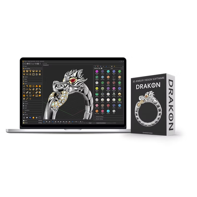 Jual DRAKON 3D JEWELRY DESIGN SOFTWARE | Shopee Indonesia