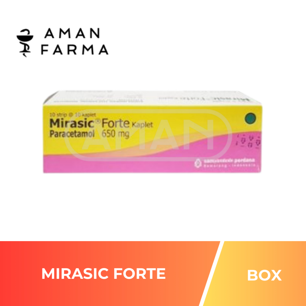 Jual MIRASIC FORTE BOX ISI 100 KAPLET | Shopee Indonesia
