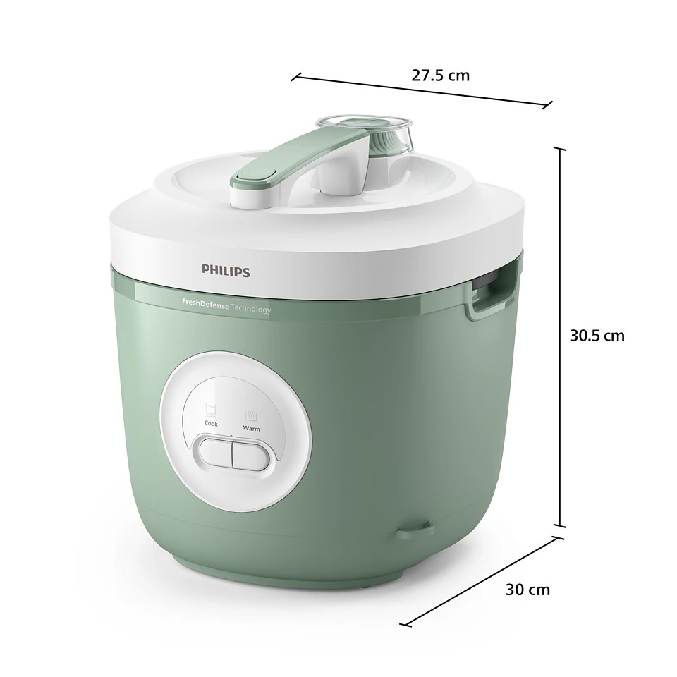 Jual Philips Rice Cooker Seri 3000 1,8 Liter Bodi Plastik Hd3210 ...