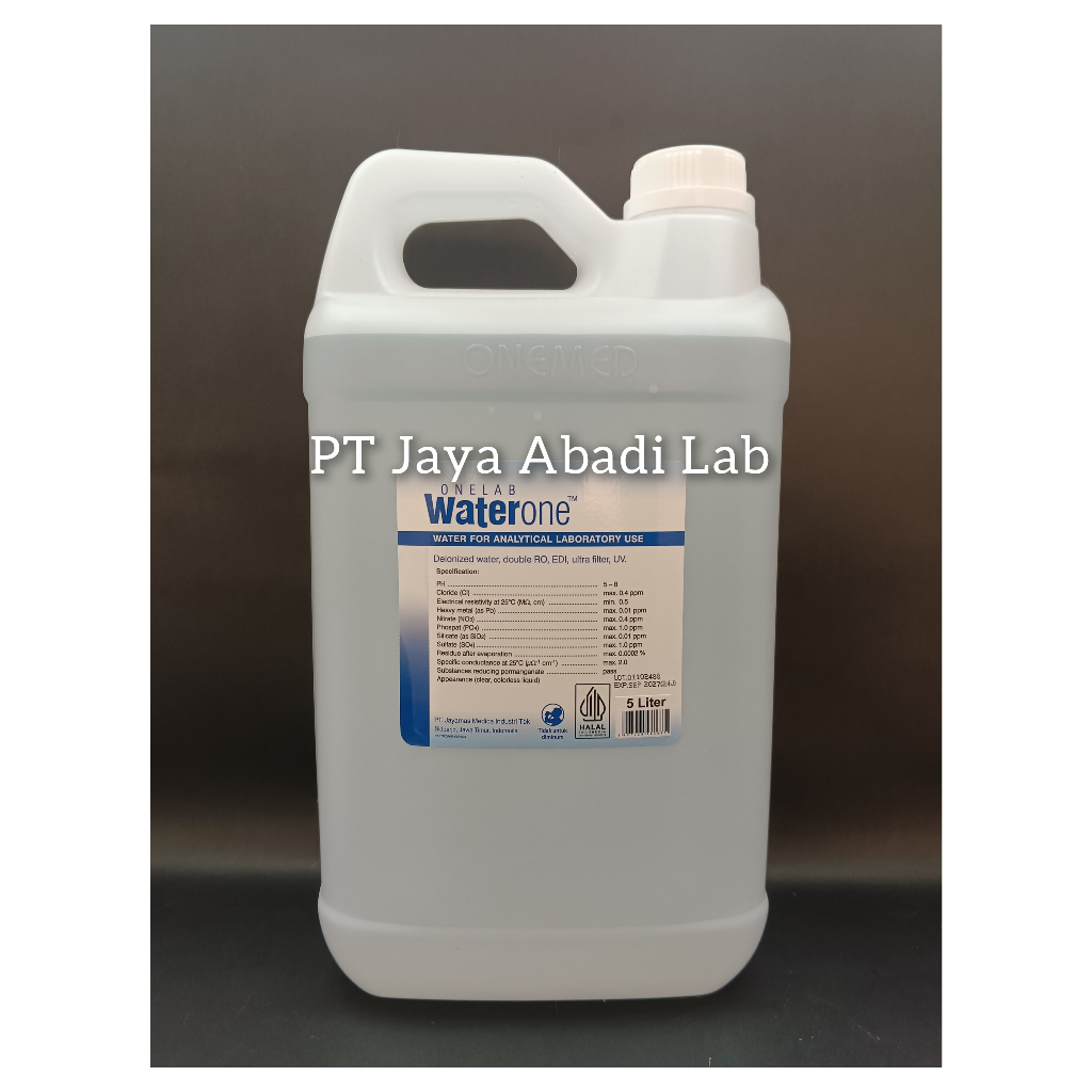 Jual waterone onemed aquabides purified deionized water demineralized ...