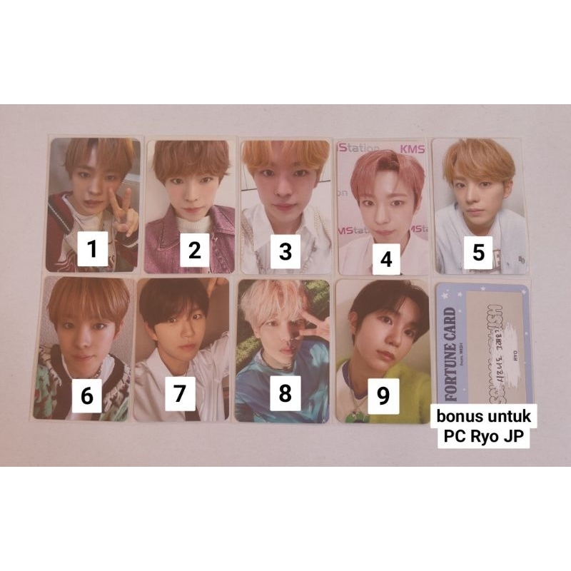 Jual Photocard Official (PC) NCT WISH Yushi Sion Jaehee Ryo | Shopee Indonesia