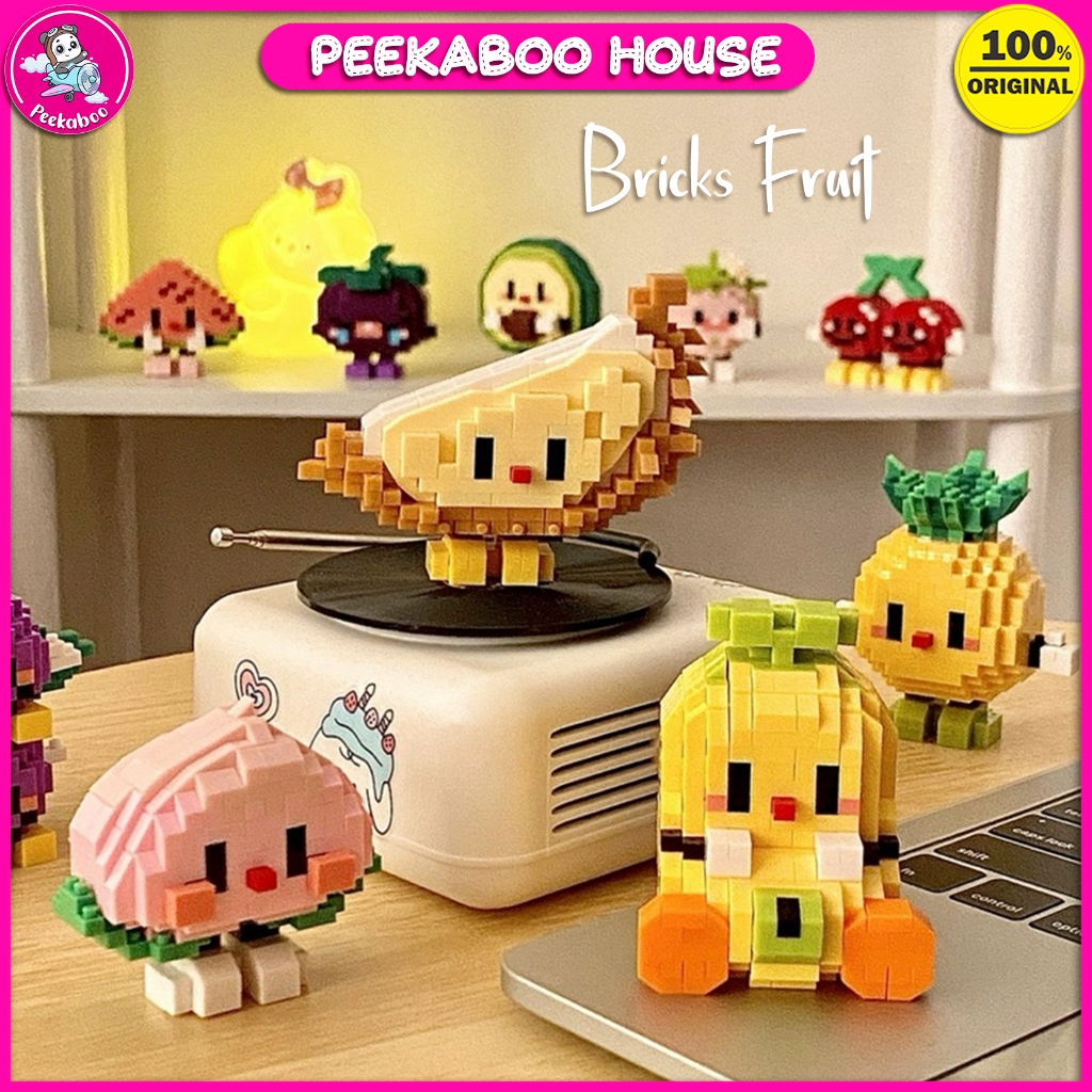 Jual Mainan Balok Susun Nano Block Anak DIY 3D Mini Toys Cute Bricks ...