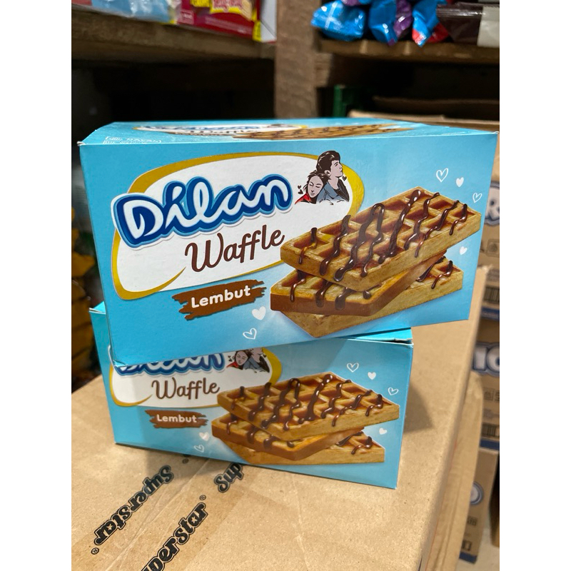 Jual Dilan Waffle Lembut 1 box isi 12 pcs | Shopee Indonesia