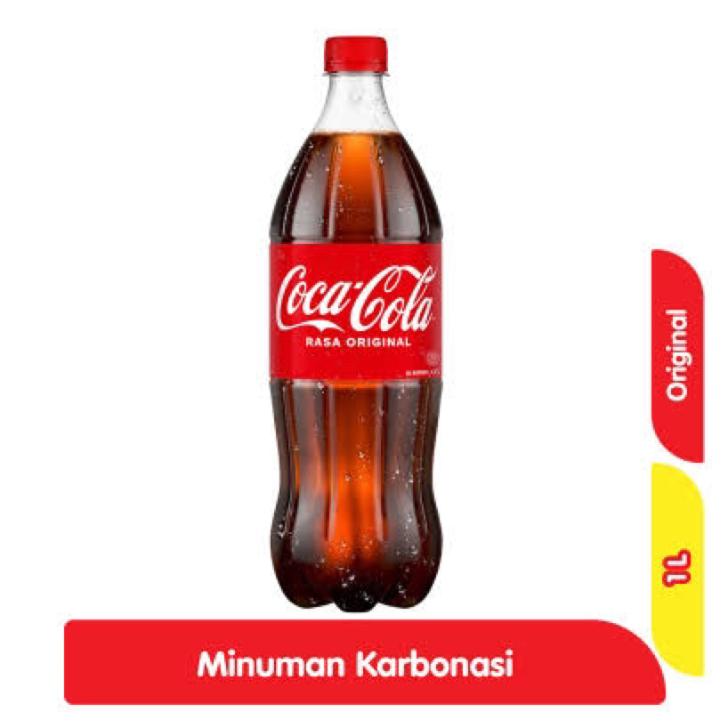 Jual COCA COLA MINUMAN BERSODA SOFT DRINK ( 1 LITER) | Shopee Indonesia