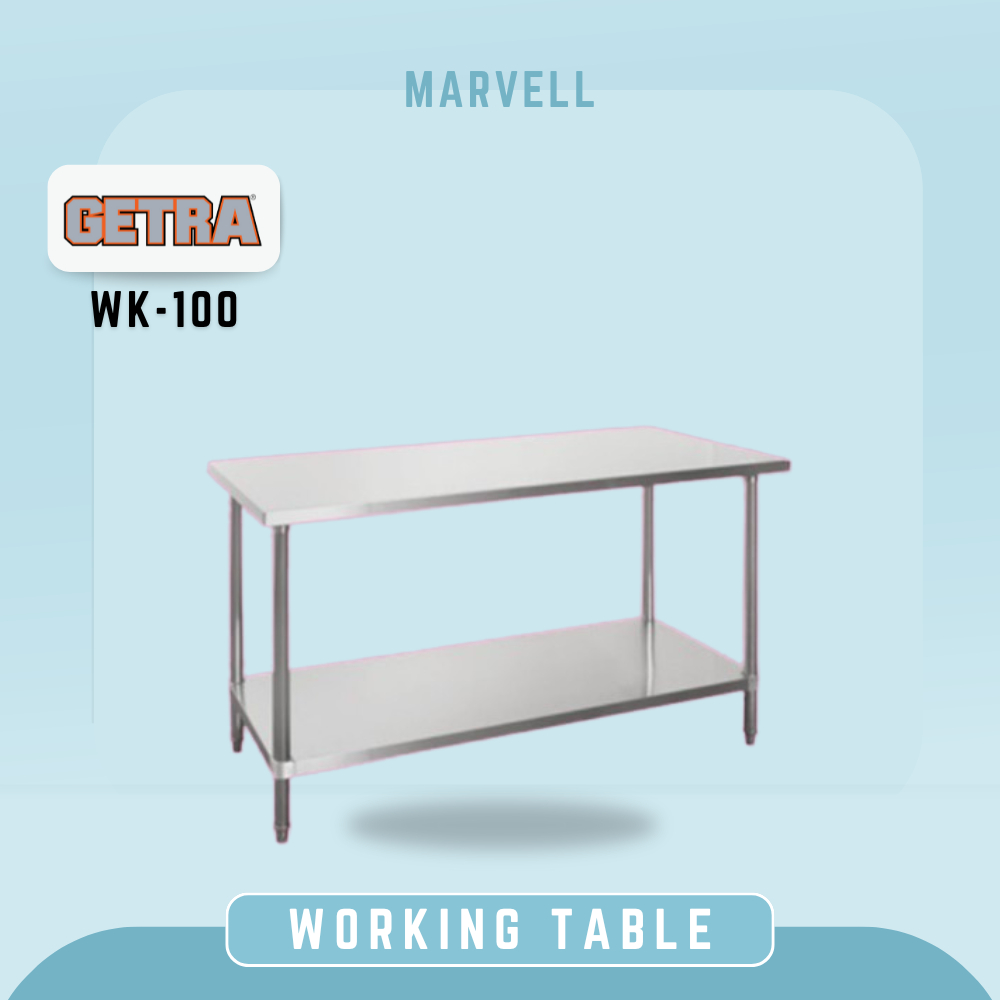 Jual GETRA WK-100 WK 100 MEJA STAINLESS DAPUR / MEJA STAINLESS STEEL ...