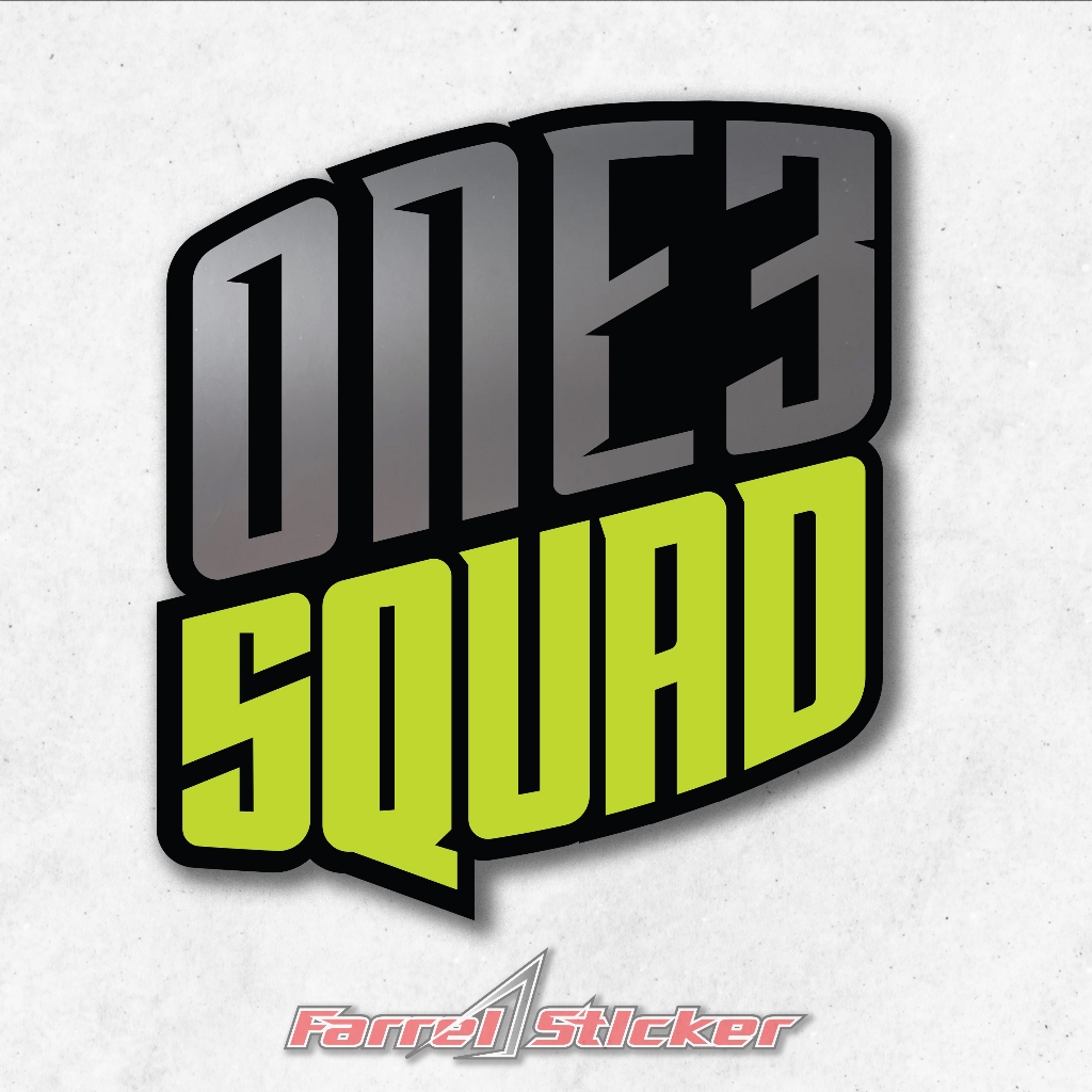 Jual Stiker one 3 squad Sticker ONE3SQUAD | Shopee Indonesia