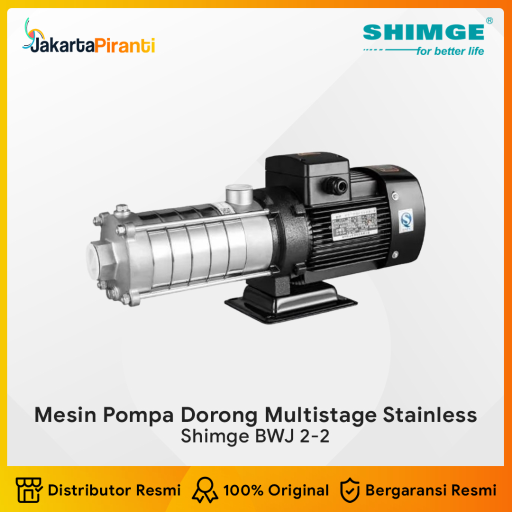 Jual Mesin Pompa Dorong Sentrifugal Pump Horizontal Multistage Shimge ...