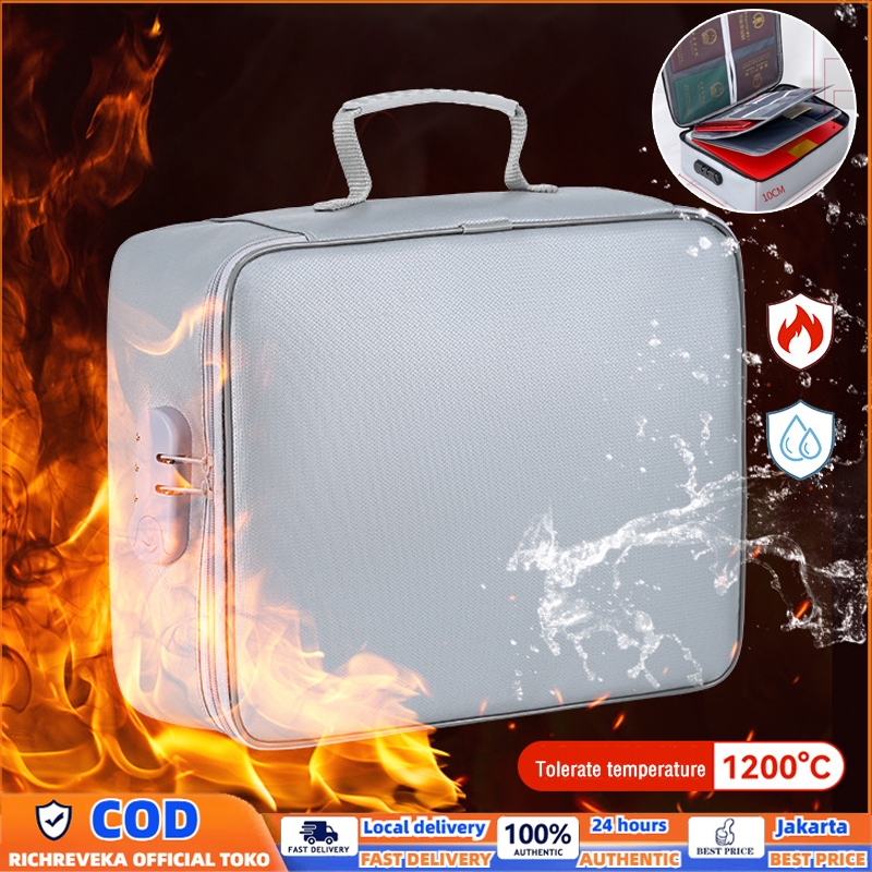 Jual Dokumen Tahan Api Dan Air Tempat Dokumen Keeper Sleting Tas ...