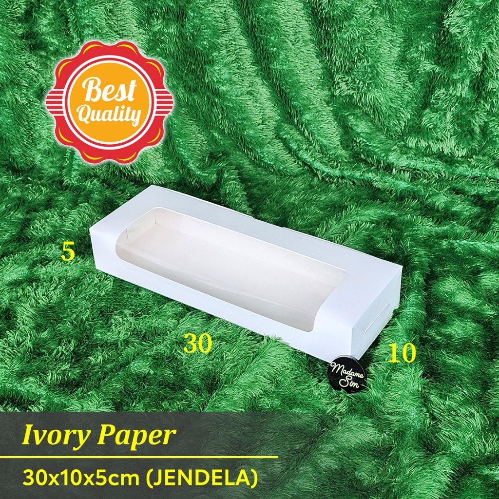 Jual BOX IVORY - DUS BROWNIS SPIKOE - KOTAK BOLEN CAKE 30x10x5 ...