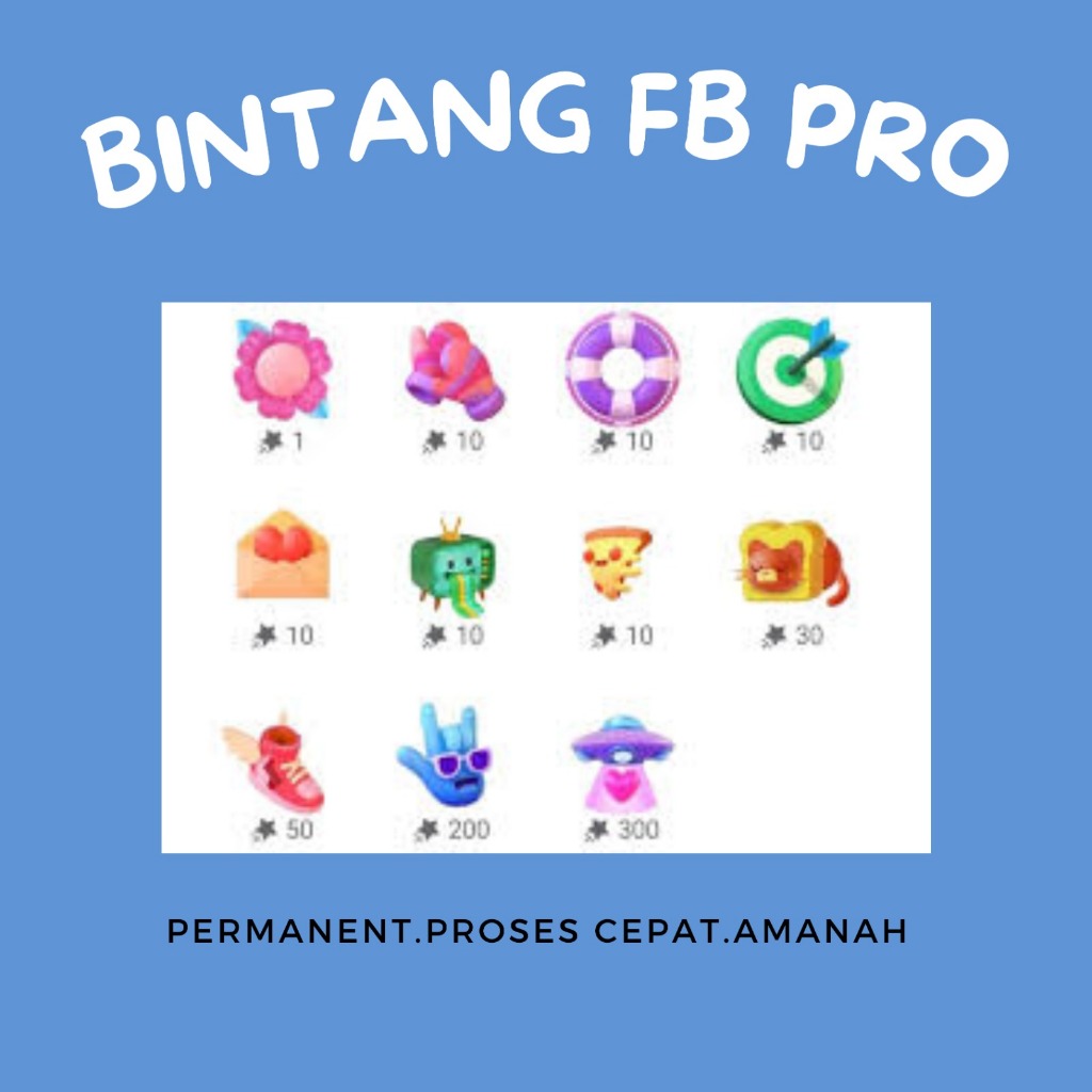 Jual GIFT BINTANG FB PRO - BINTANG FACEBOOK PRO / PROFESSIONAL ...