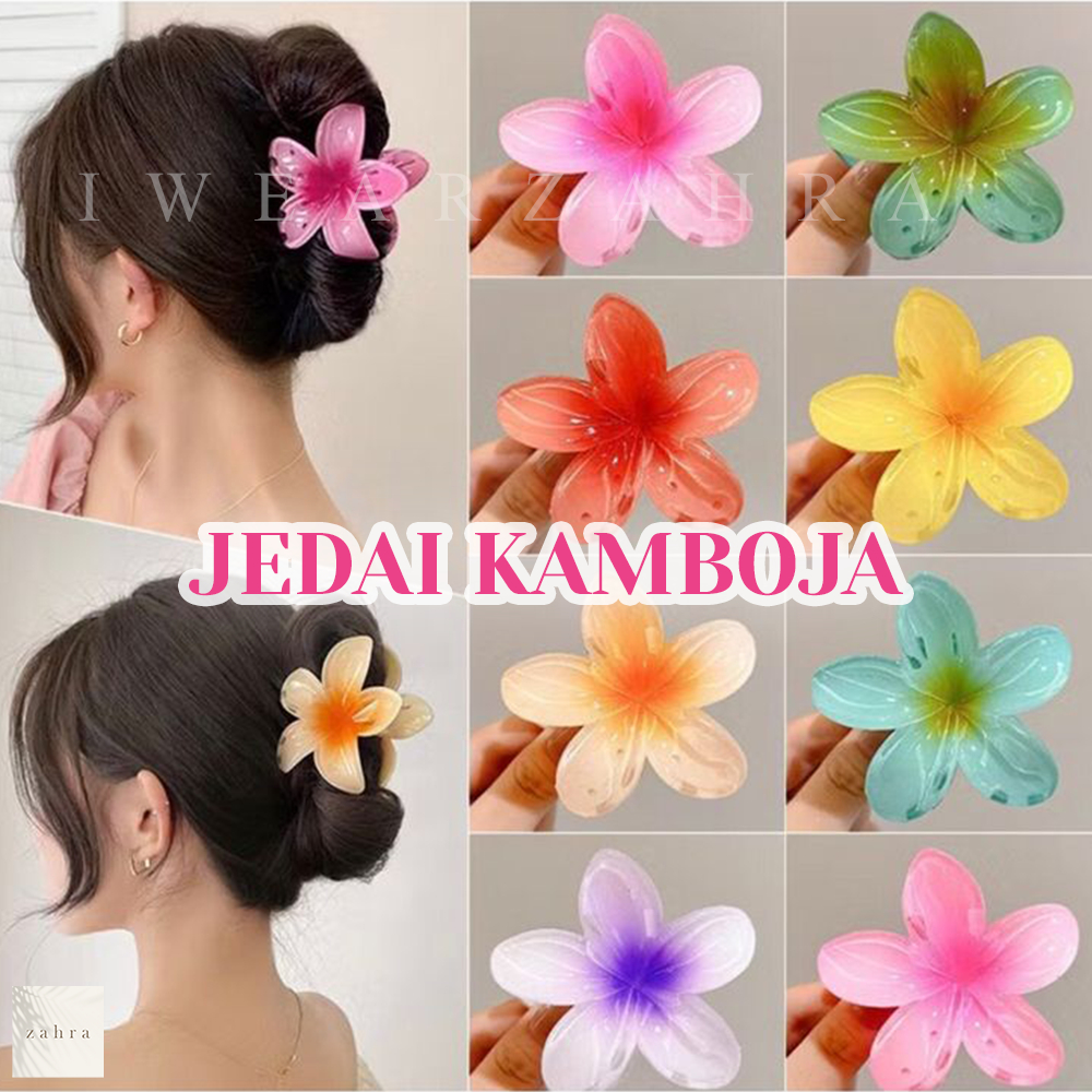 Jual JEDAI KAMBOJA - Jepit Bunga Bali Hairclip Kunciran Hair Claw Rambut Hawai Korea | Shopee ...