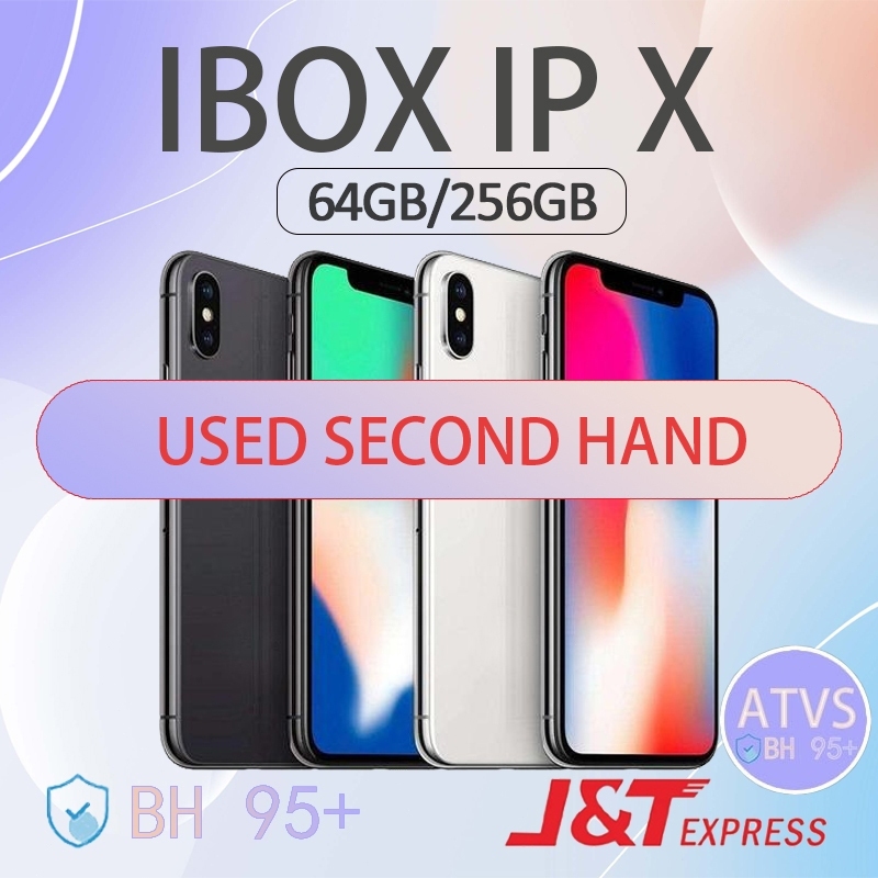 Jual IBOX IP X 256GB/64GB SECOND HAND FULLSET MULUS GOOD CONDITIONS BH 95+ | Shopee Indonesia