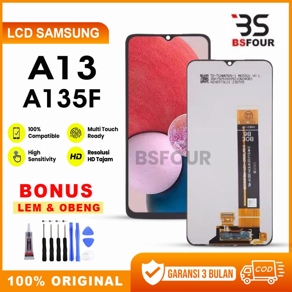 Jual LCD SAMSUNG GALAXY A13 4G / A135F FULLSET TOUCHSCREEN ORI | Shopee ...