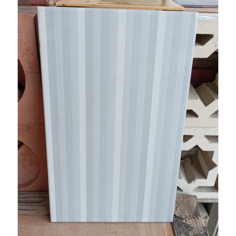 Jual KERAMIK DINDING 25X40 AMORA GREY / GLOSSY / MULIA TILES | Shopee ...