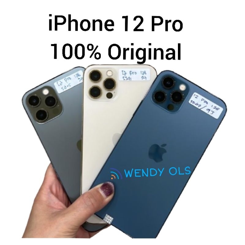 Jual iPhone 12 Pro 128GB , 256GB , 512GB Original Second / Seken / Bekas Mulus Like new | Shopee ...